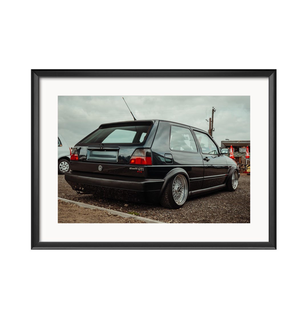 MK2 VW Golf GTI Poster | VW, Cars, Car Prints, Automotive Prints, Car ...