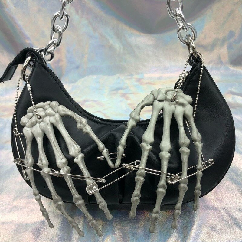 Gothic Shoulder Bag Skull Bag Y2k Bag Y2k Accessories - Etsy