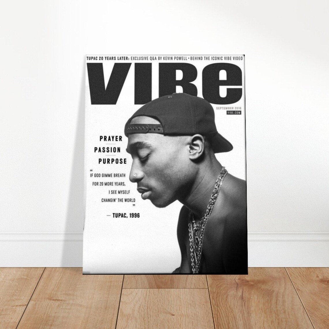 2pac Shakur Vibe Magazine Cover Poster - Etsy