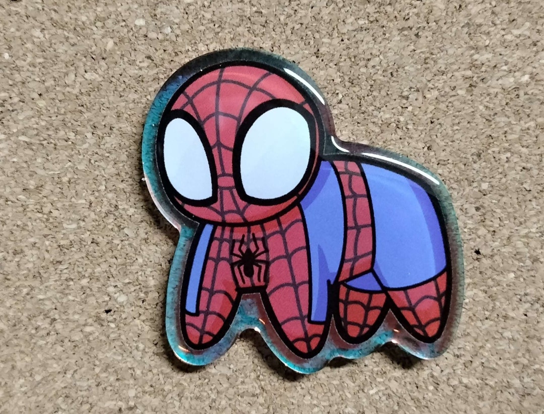 Autism Creature Spidey Acrylic Pin - Etsy