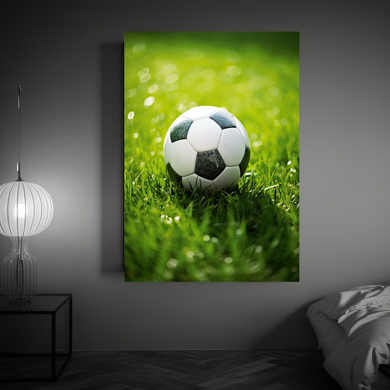 Soccer Printable Art, Soccer Posters, Sport Art, Soccer Ball, Soccer ...