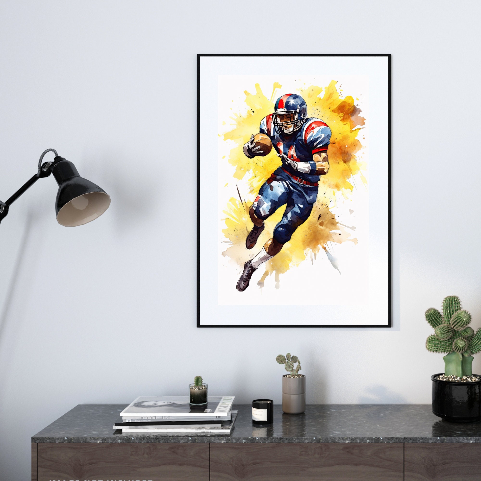 Rugby Player Watercolor Print Sport Art Poster Rugby Player - Etsy