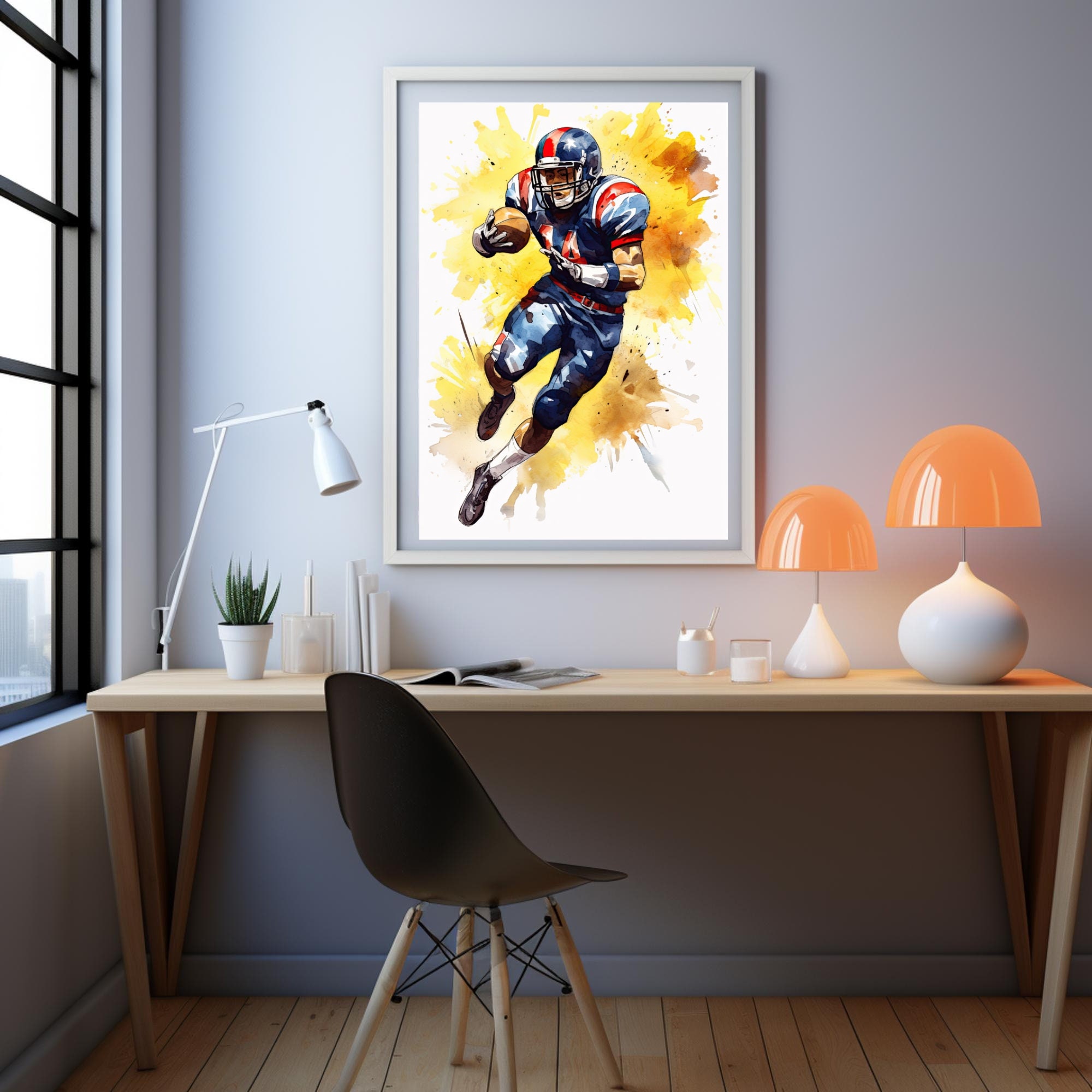 Rugby Player Watercolor Print Sport Art Poster Rugby Player - Etsy