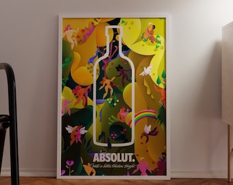 Absolut Wall Art - Etsy
