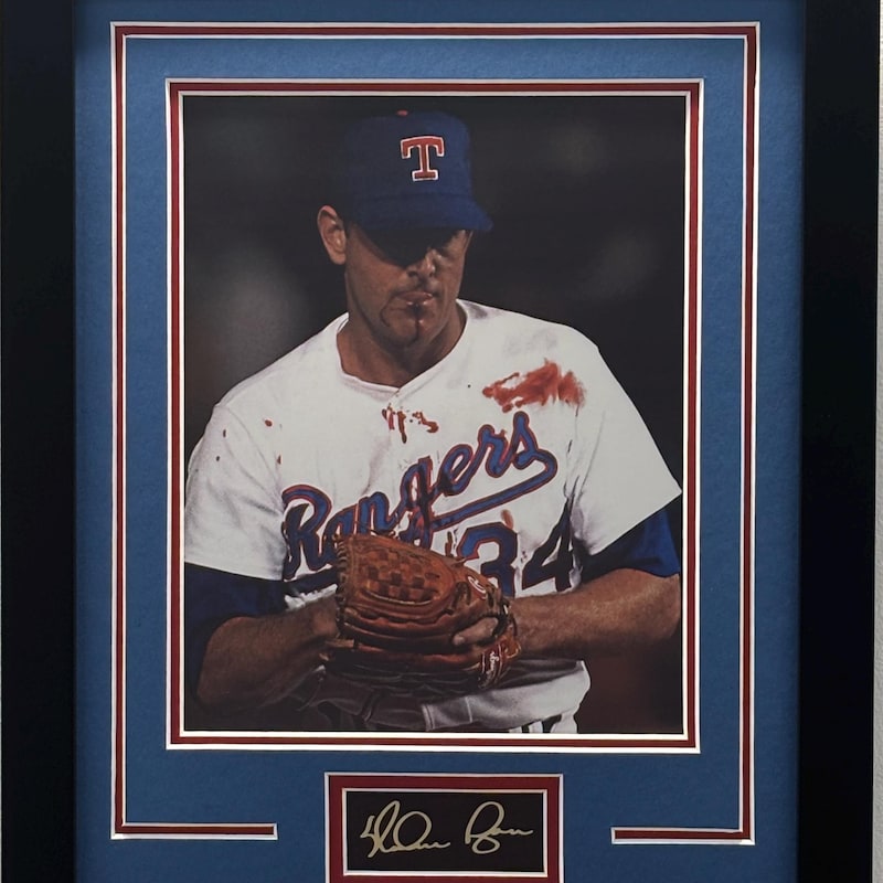 Framed Nolan Ryan - Etsy