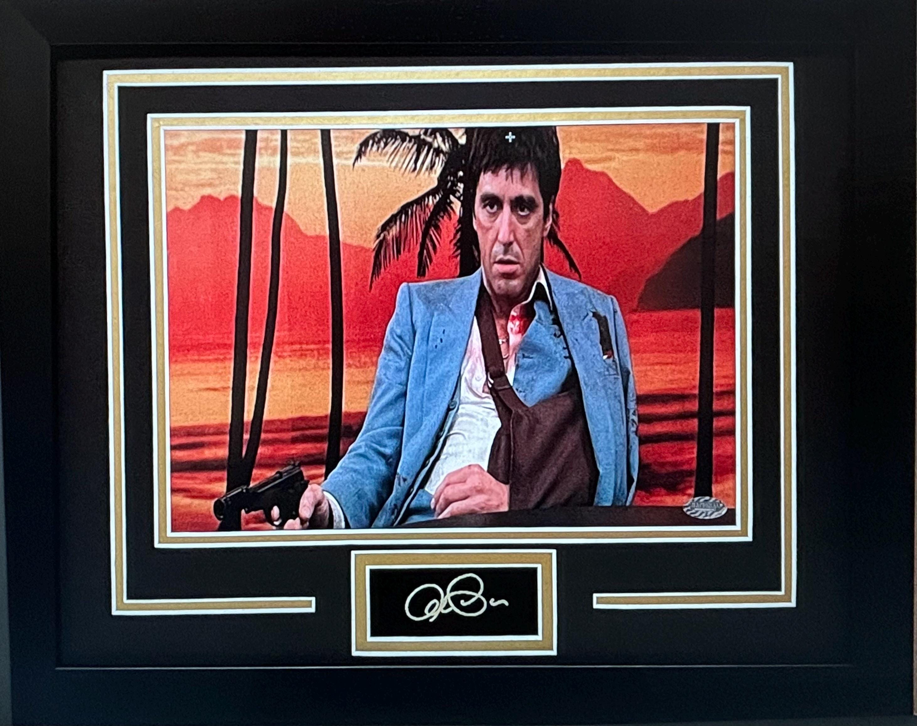 Scarface Al Pacino 8x10 Photo With Laser Engraved Signature Framed - Etsy