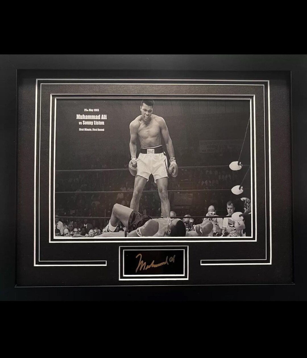 Muhammad Ali 8x10 Photo With Laser Engraved Signature Framed - Etsy