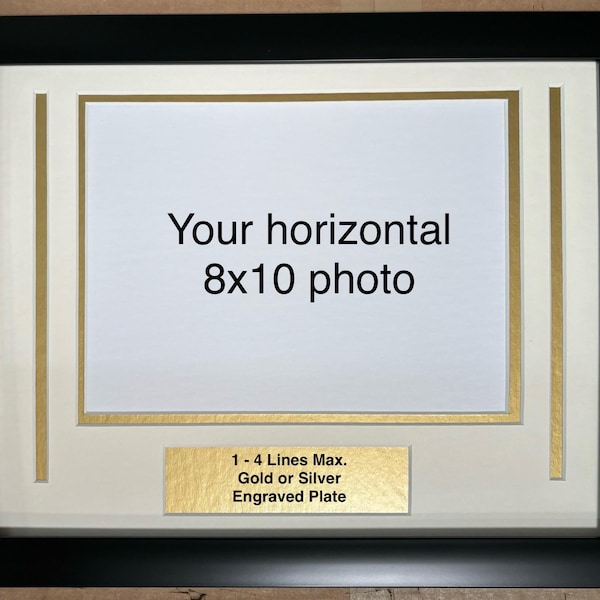 8x10 Frame With Plaque - Etsy