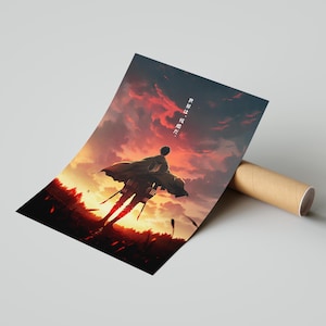 Unique Anime Poster Print - TV Series Art, Modern Wall Decor, Manga ...