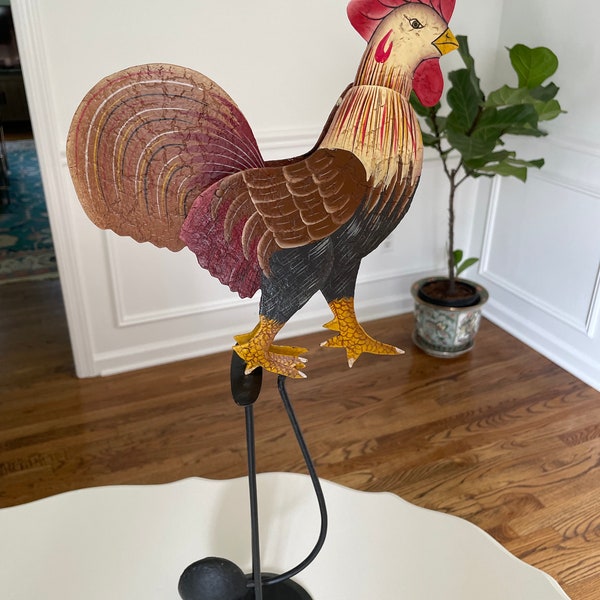 Folk Art Rooster - Etsy