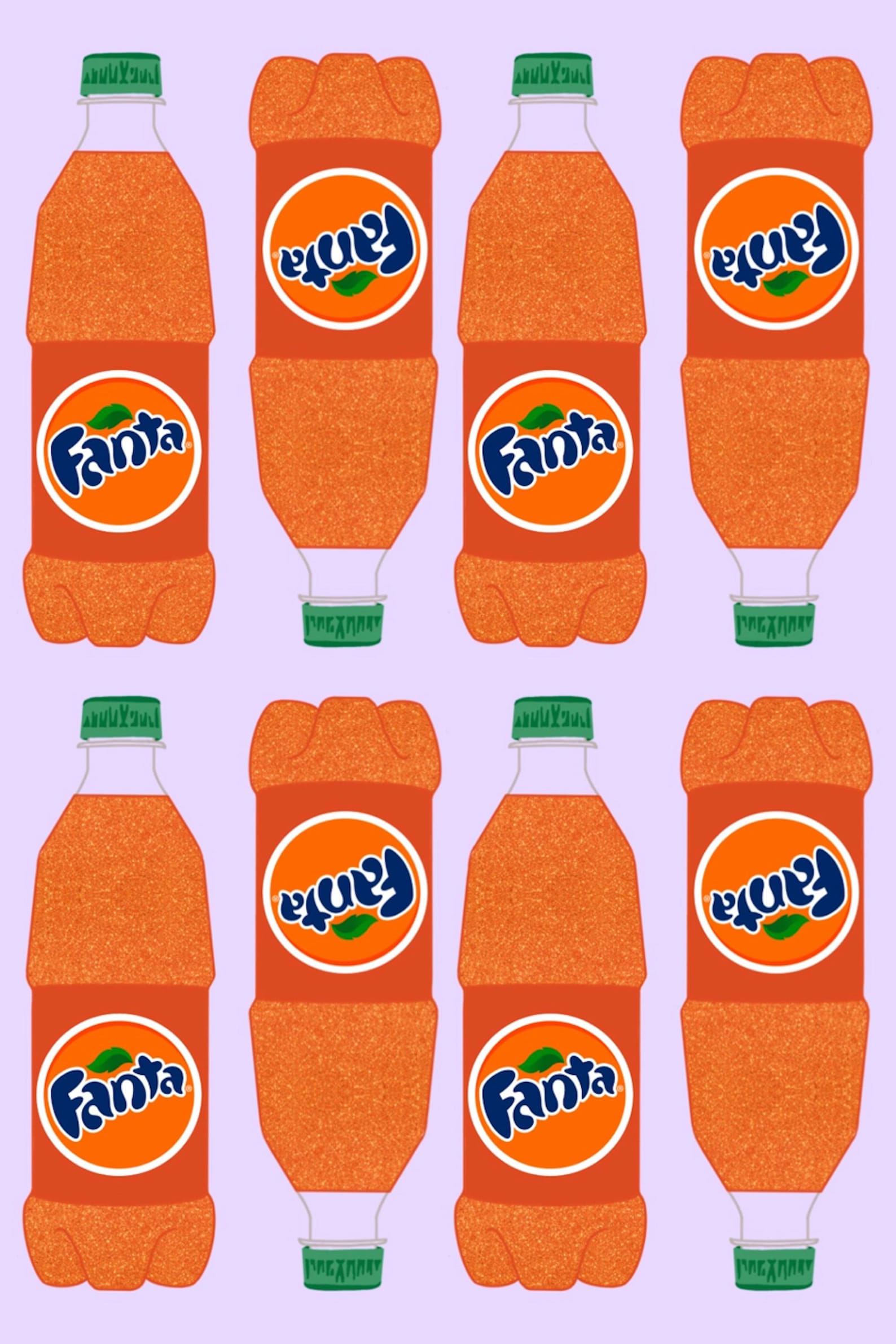 Fanta Soda Pop Orange Glitter Digital Print / Printable Poster - Etsy