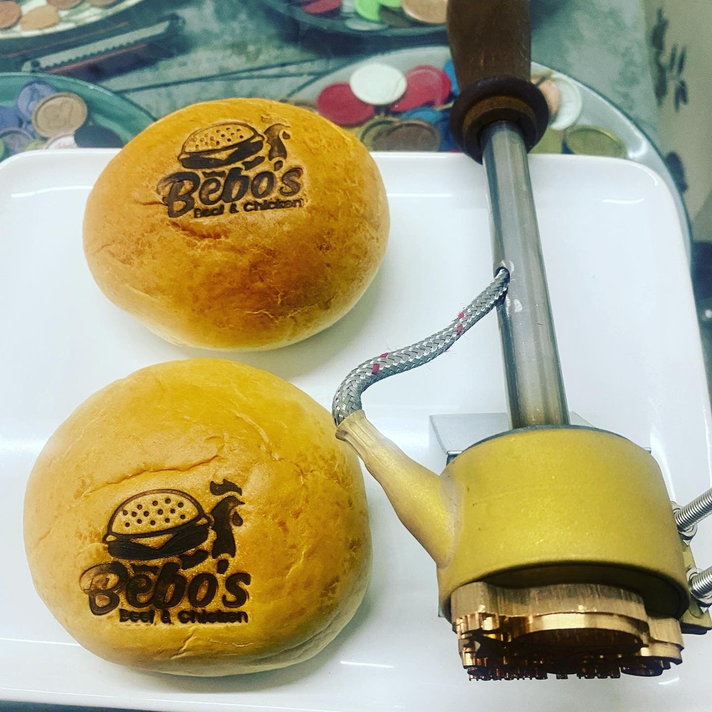 Hotel Stamp, Restaurant, Burger Marking, Hamburger Stamp, Cheeseburger ...