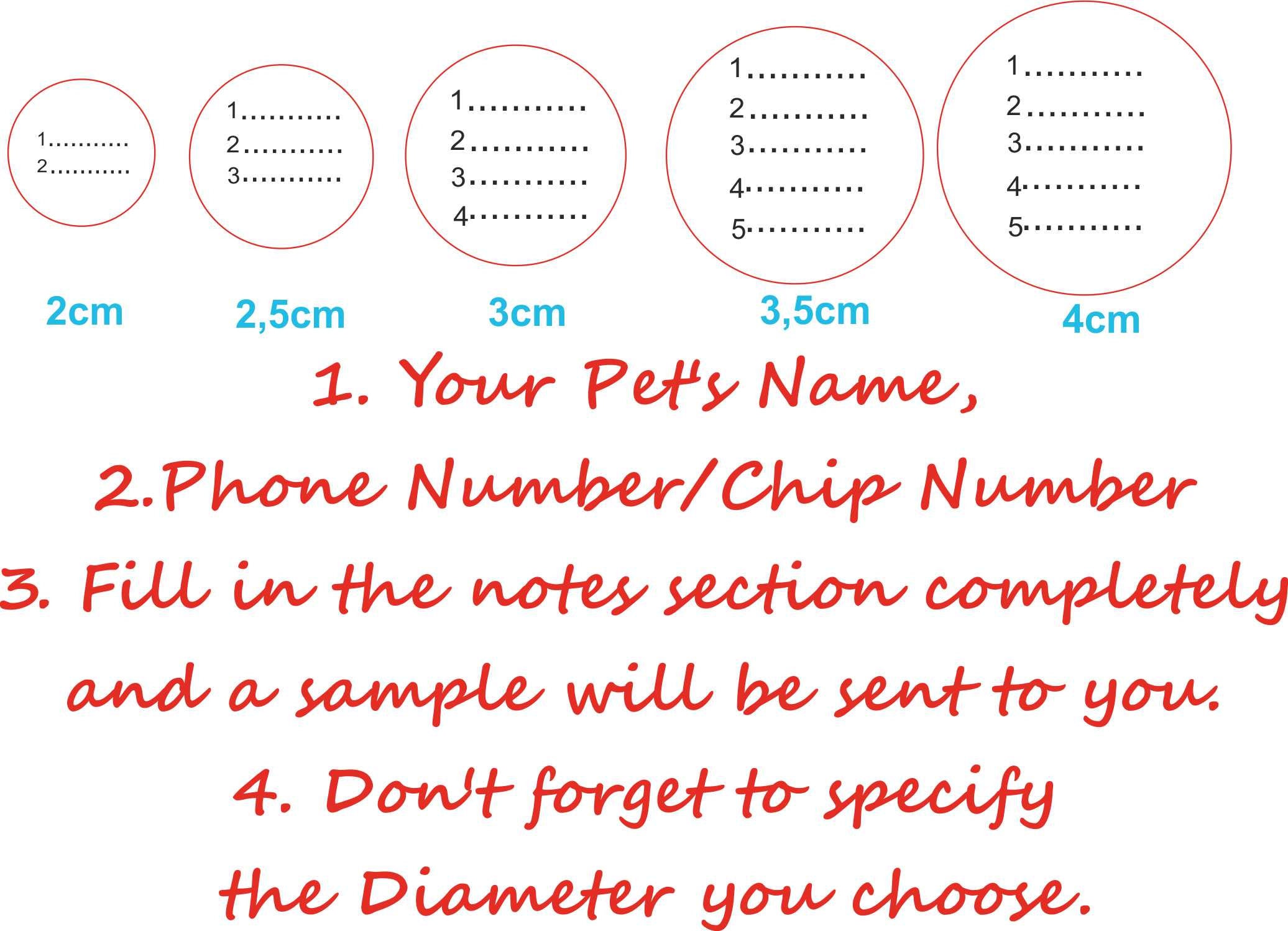Dog Name Tags & Cat Name Tags Personalized Dog Tag Engraved - Etsy ...