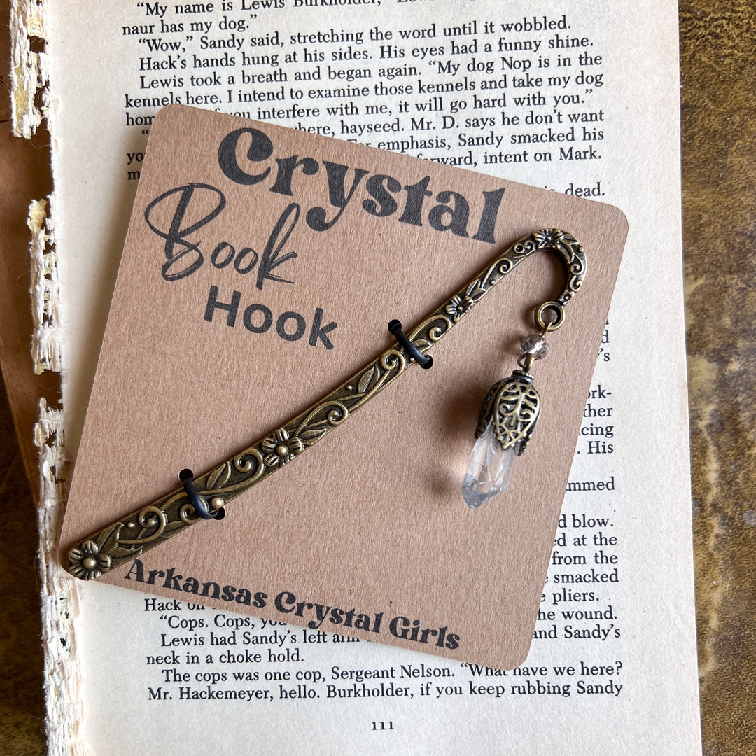 Crystal Bookmark, Book Hook, Book Lovers Gift - Etsy
