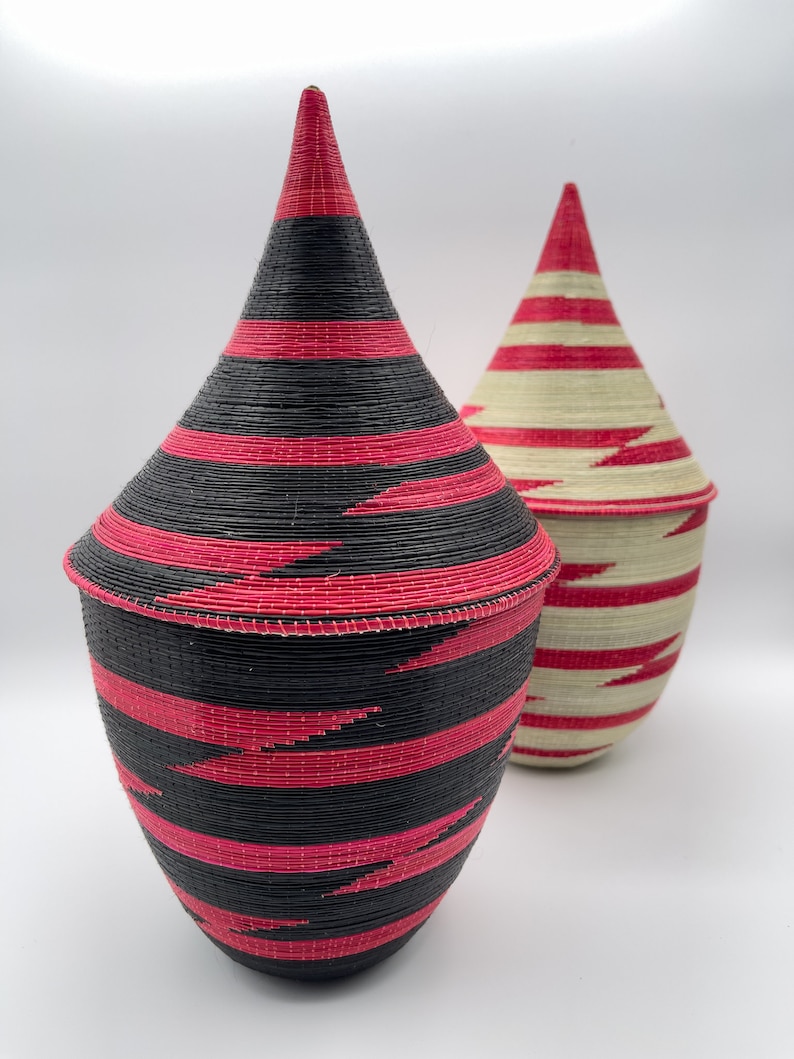 Rwandan Traditional Grass Peace Basket - Etsy