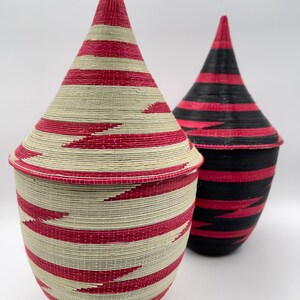 Rwandan Traditional Grass Peace Basket - Etsy