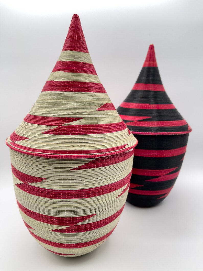 Rwandan Traditional Grass Peace Basket - Etsy