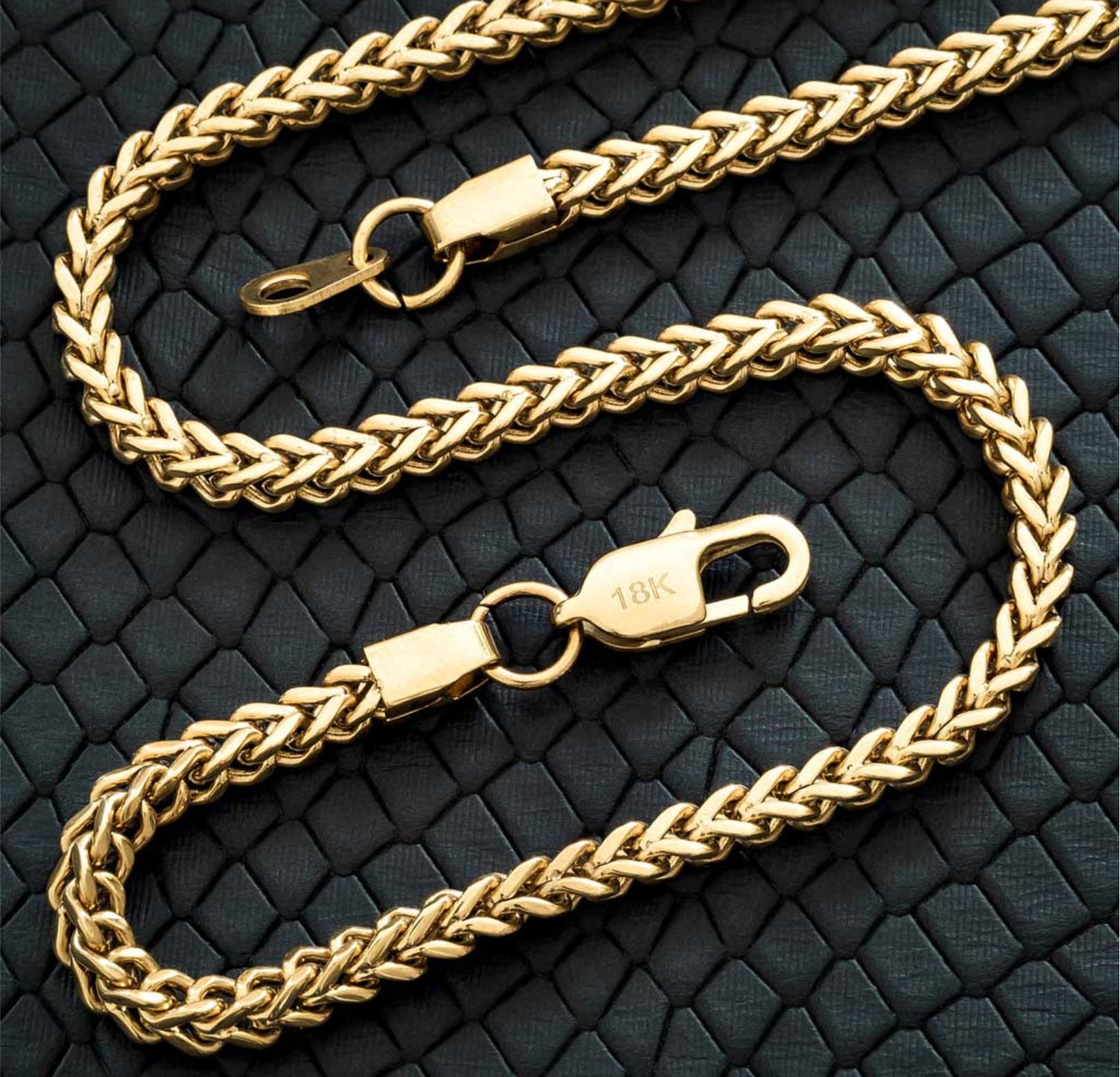 Gold Chain Foxtail - Etsy