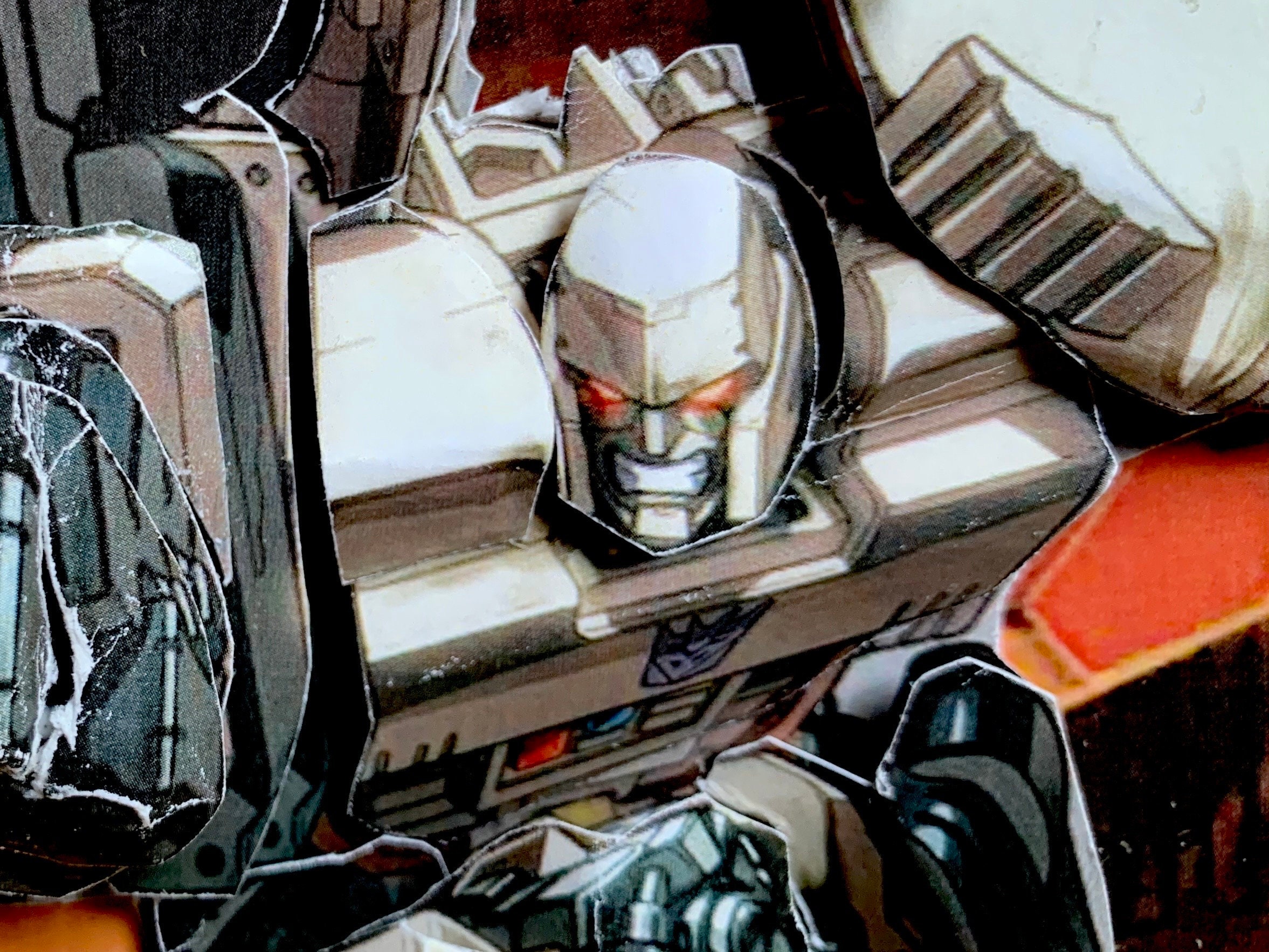 Transformers megaton 3D Paper Shadowbox 10x10 - Etsy