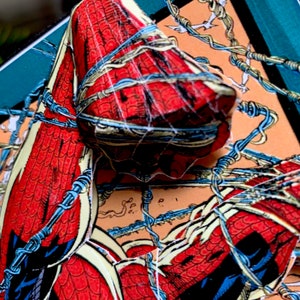 Spider-man the Web Slinger 3-D Paper Shadow Box - Etsy