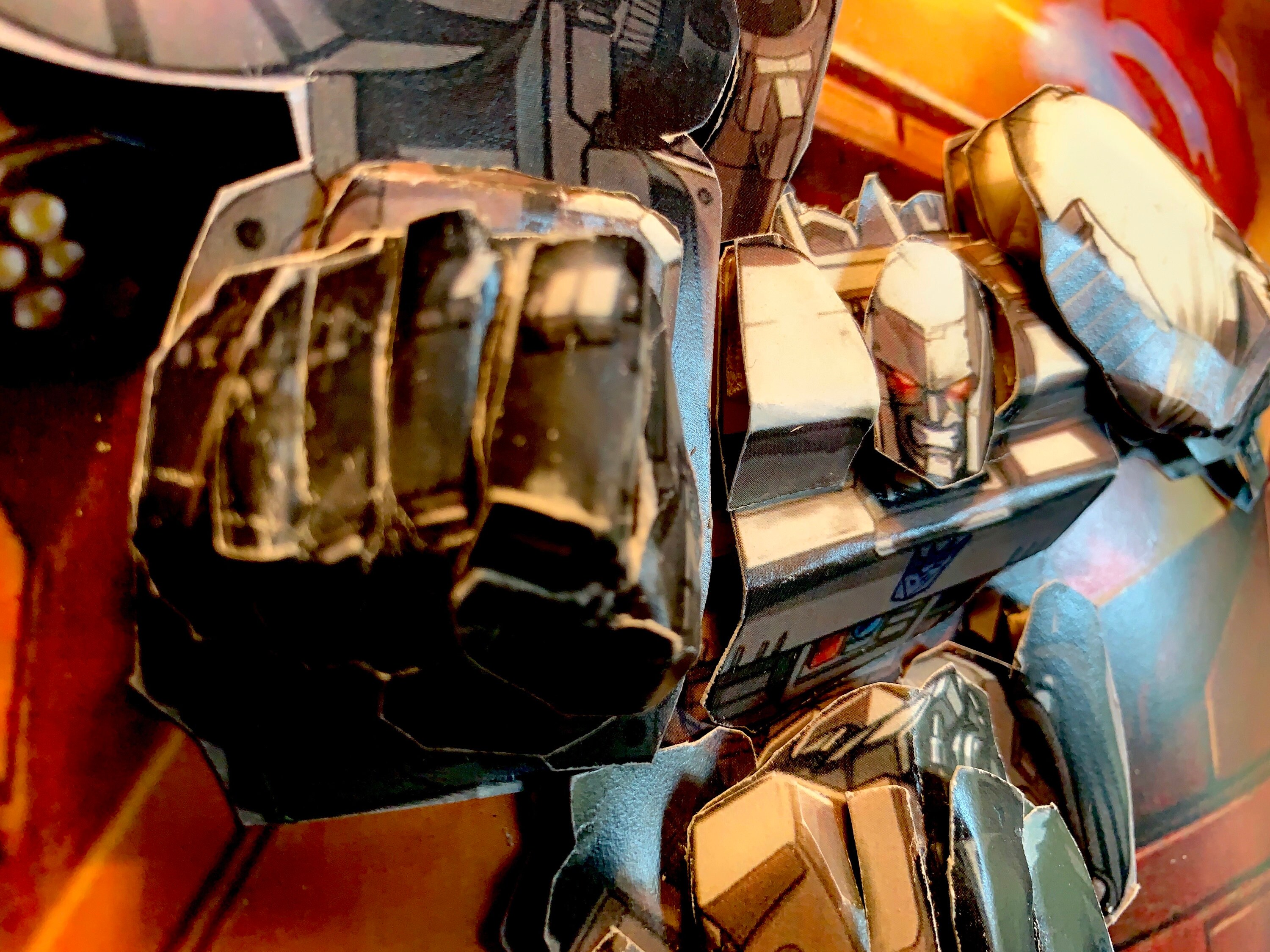 Transformers megaton 3D Paper Shadowbox 10x10 - Etsy