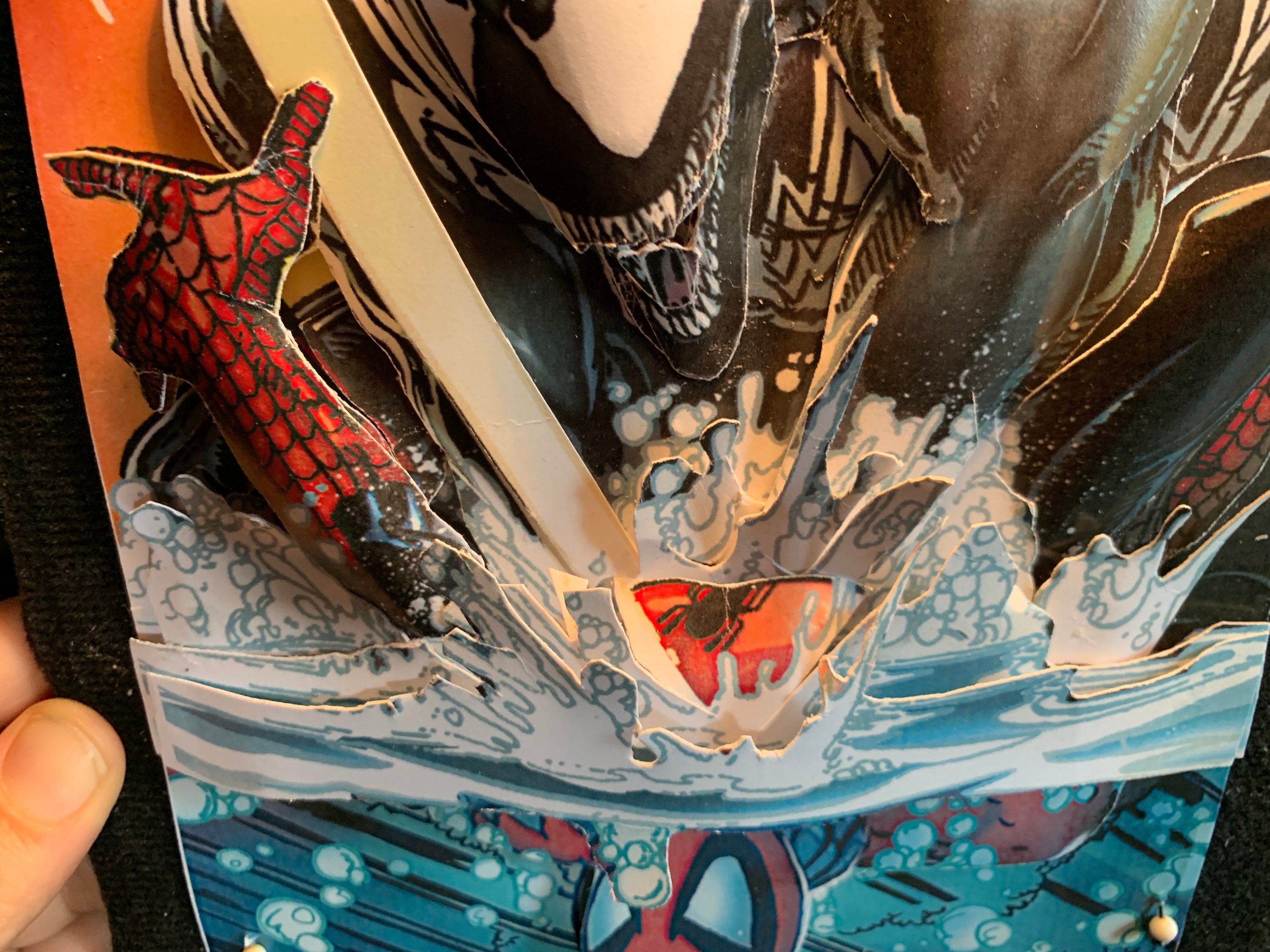 Venom Vs Spiderman 3D Shadowbox - Etsy