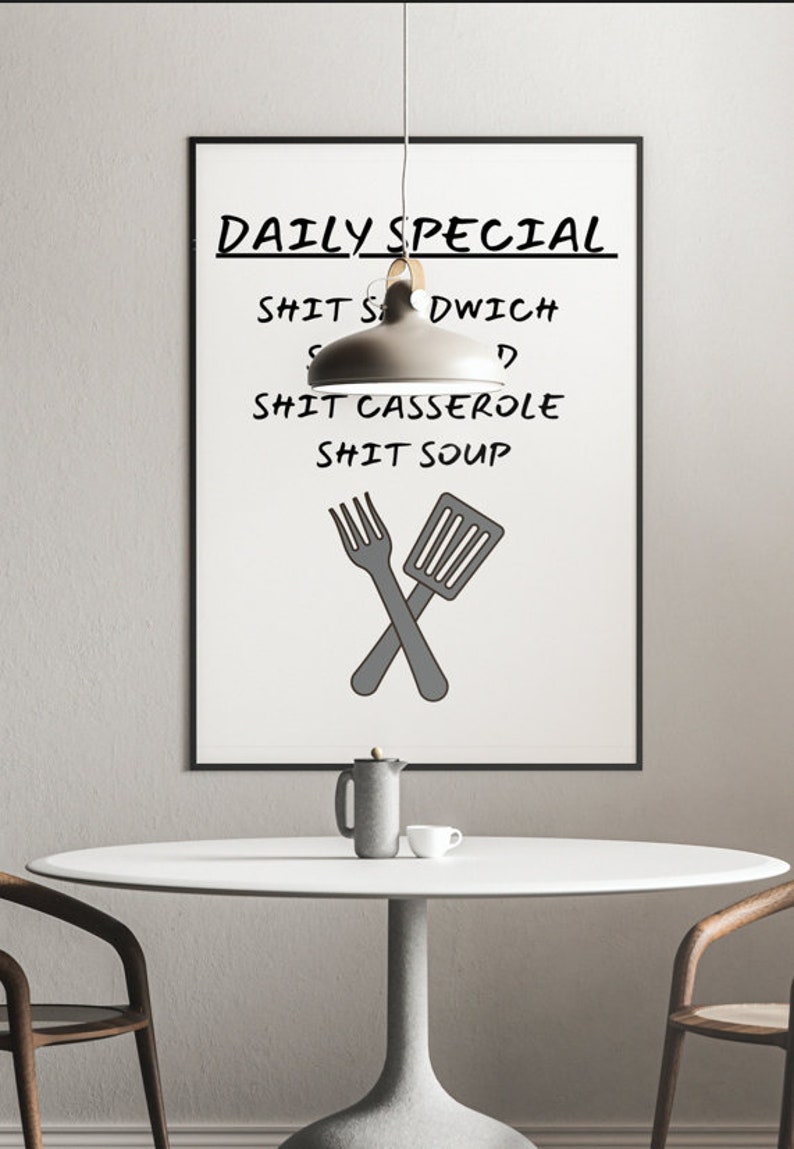 Funny Kitchen Menu SVG, Humor Svg, Instant Download, Cricut Cut Files ...