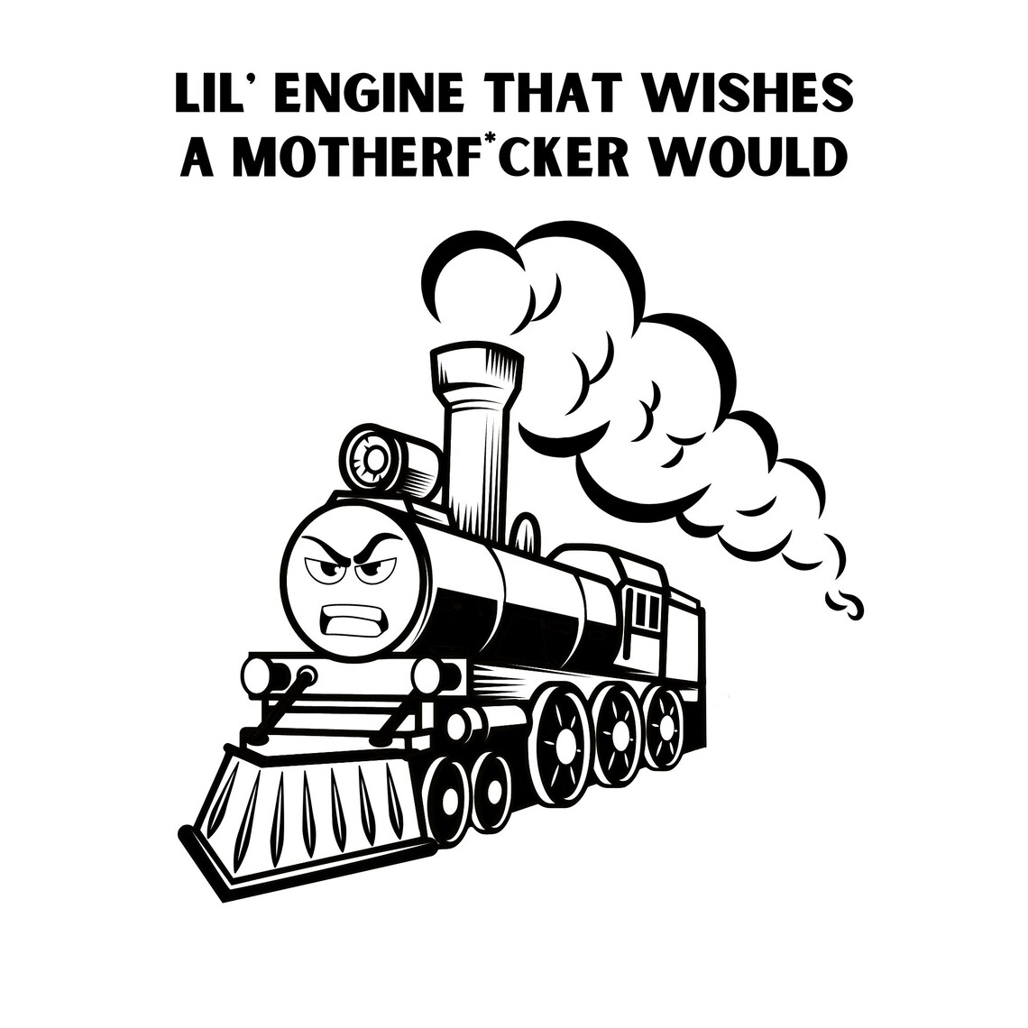 Lil Engine SVG, PNG, PDF, Cricut Cut File, Silhouette Cut Files ...