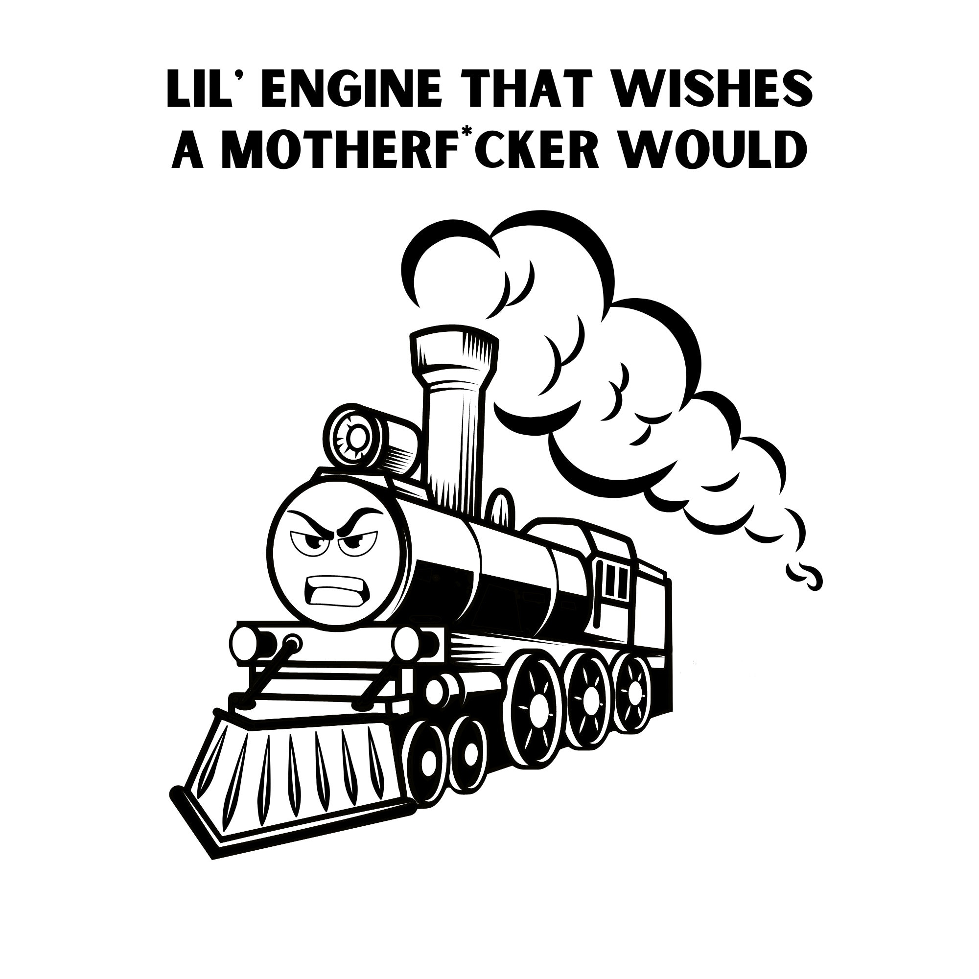 Lil Engine SVG, PNG, PDF, Cricut Cut File, Silhouette Cut Files ...