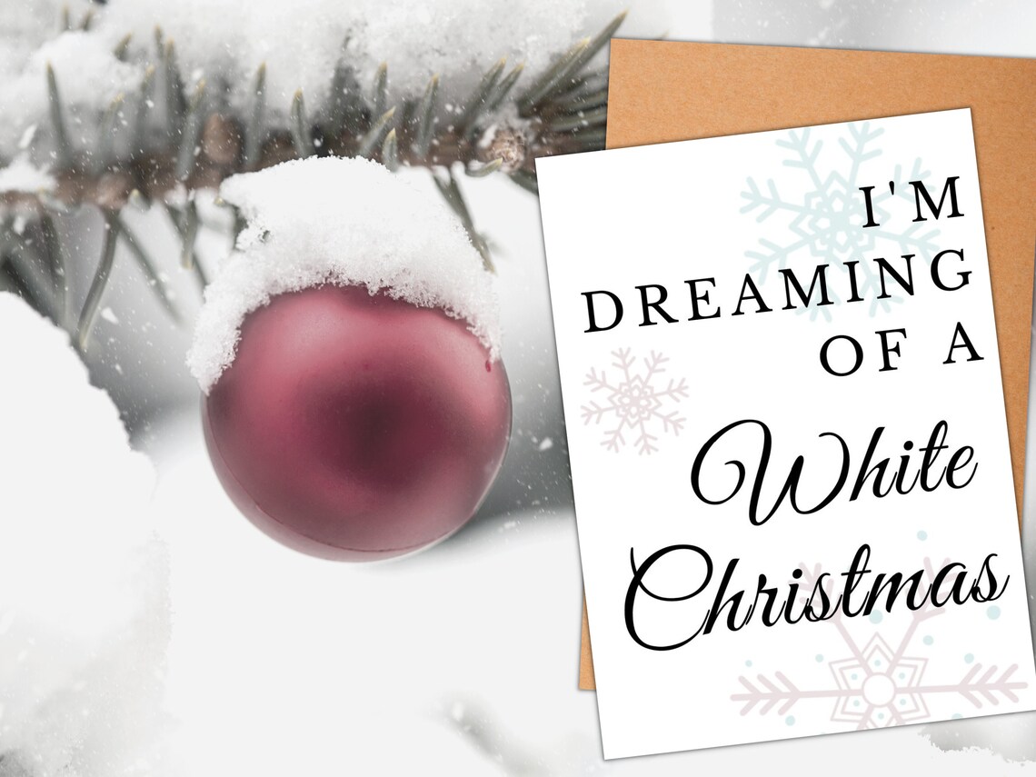 Christmas Cards Printable Blank Christmas Card I'm - Etsy