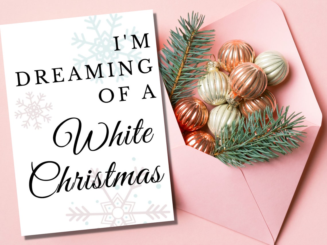 Christmas Cards Printable Blank Christmas Card I'm - Etsy