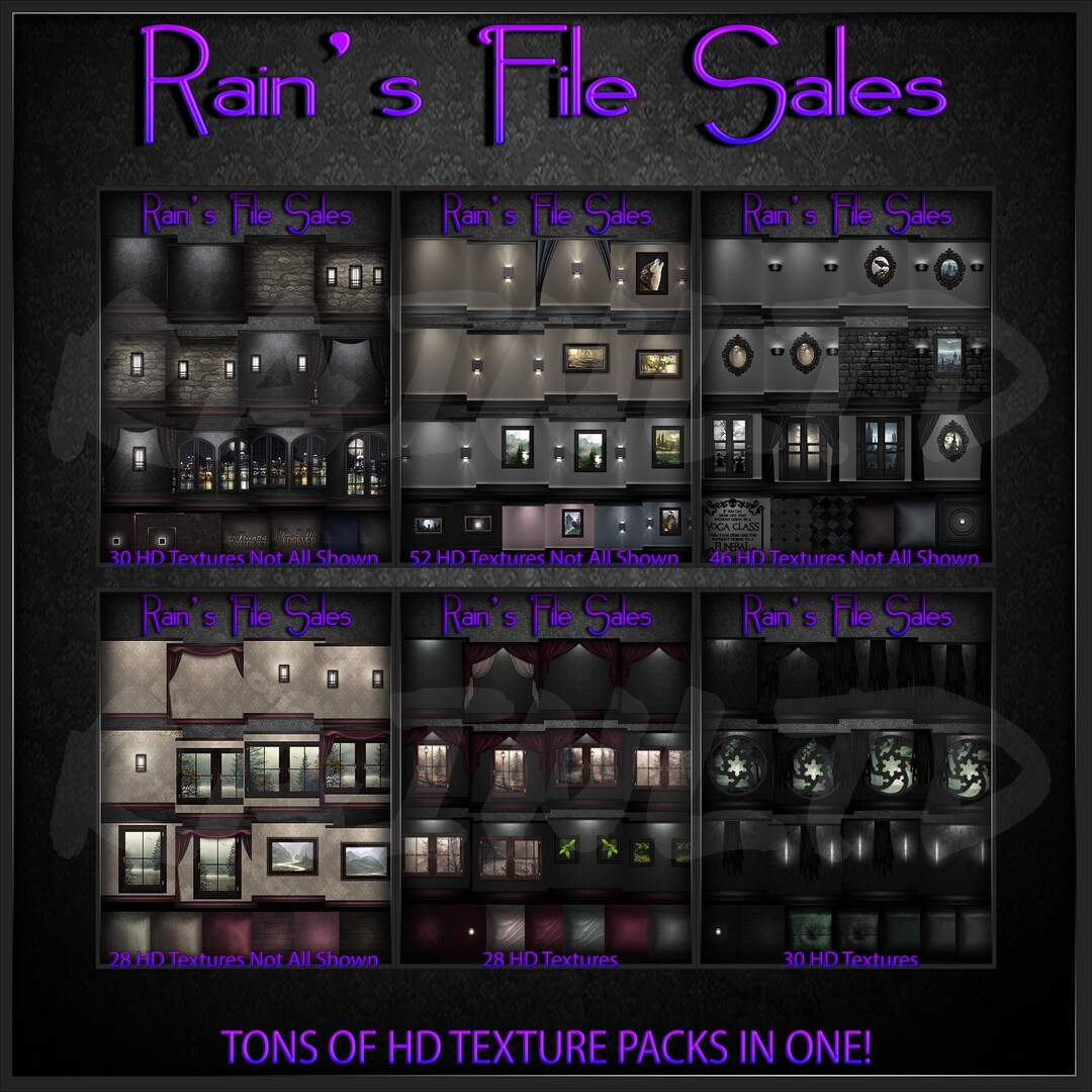 OVER 200 TEXTURES Regal Room Textures Complete IMVU - Etsy