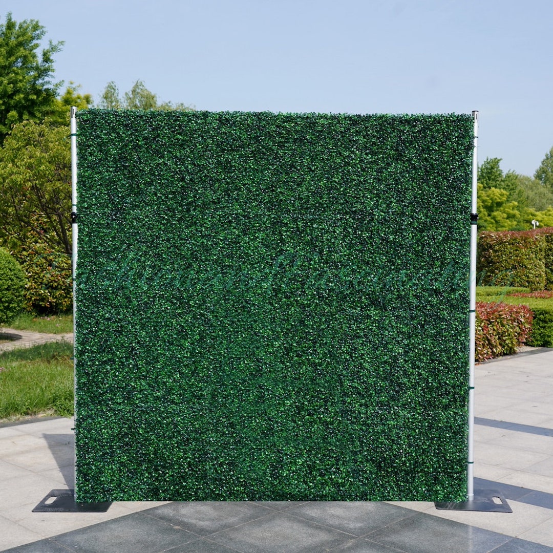 8ft8ft Artificial Grass Wall Rolling up Curtain Grass Wall,greeny ...