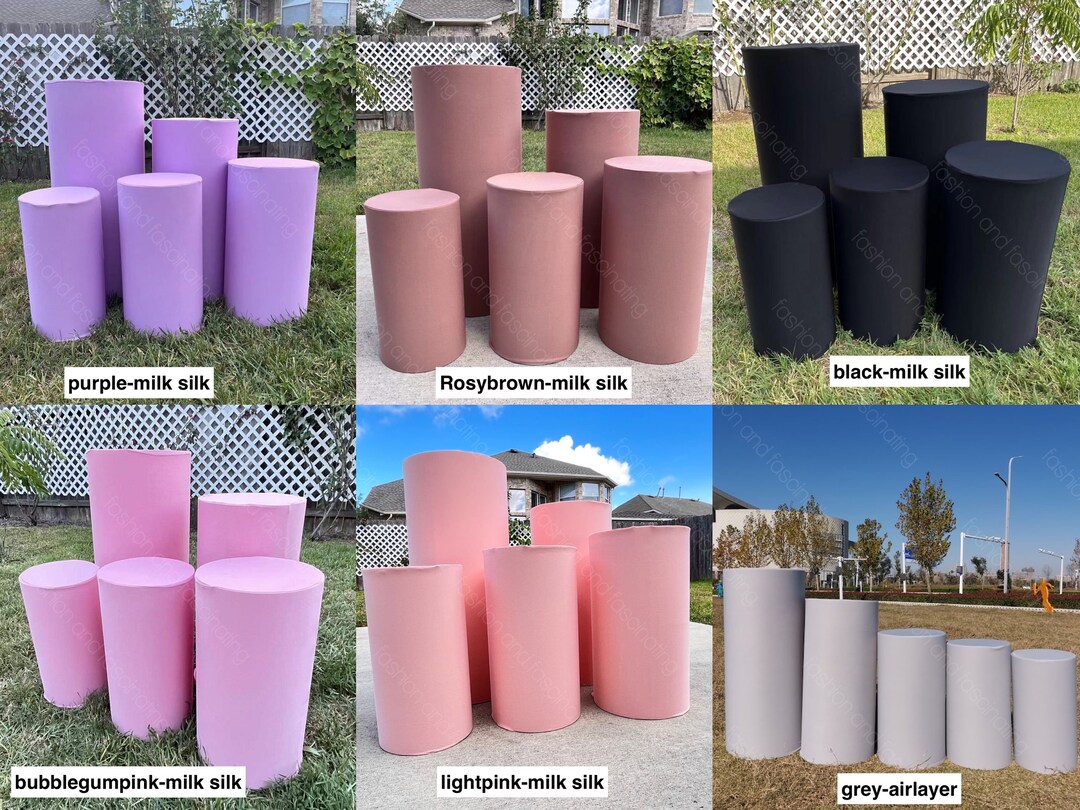 Set of 5 Cylinder Coverscolum Covers - Etsy