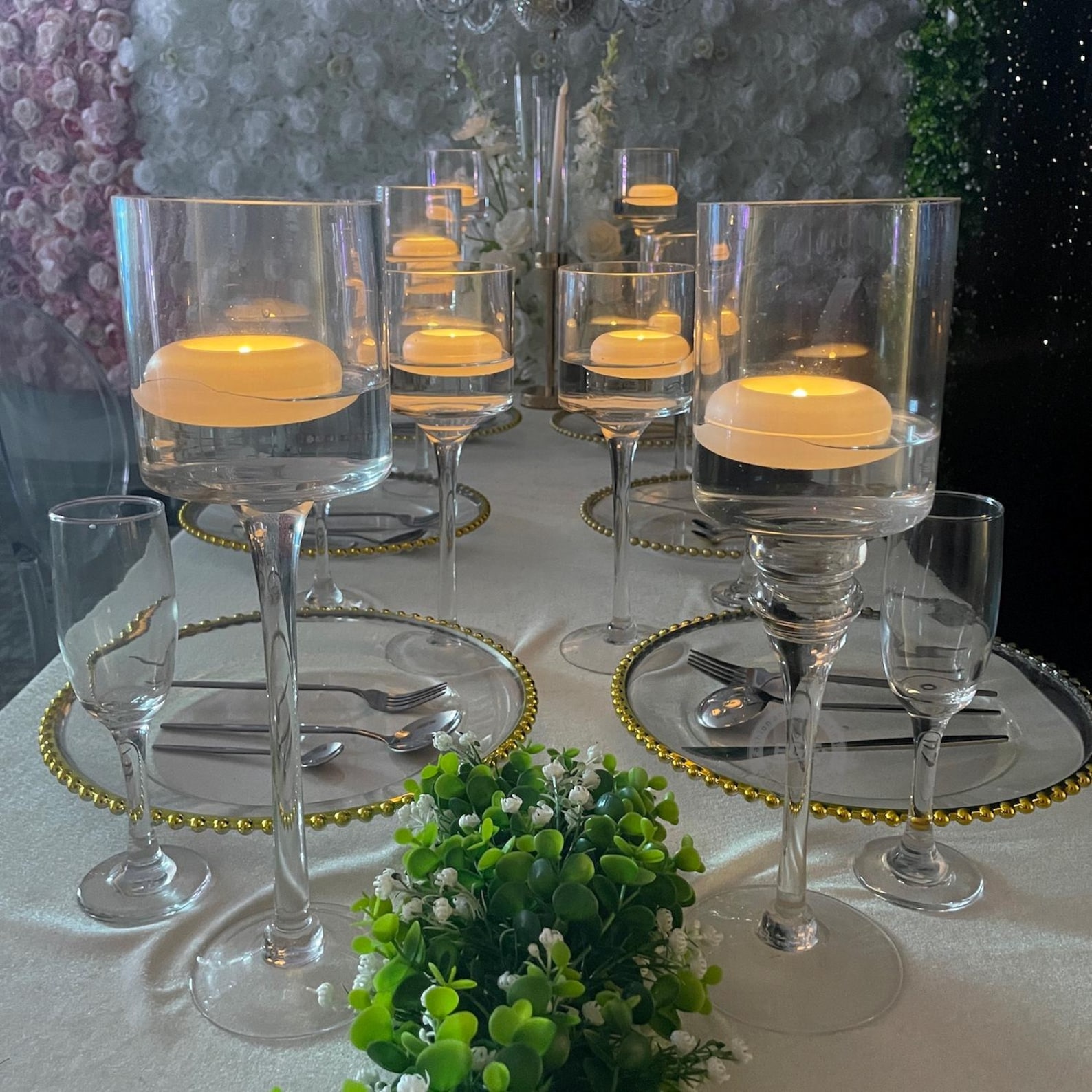 60 Floating Flameless Candles | Water-activated LED Lights | Wedding ...