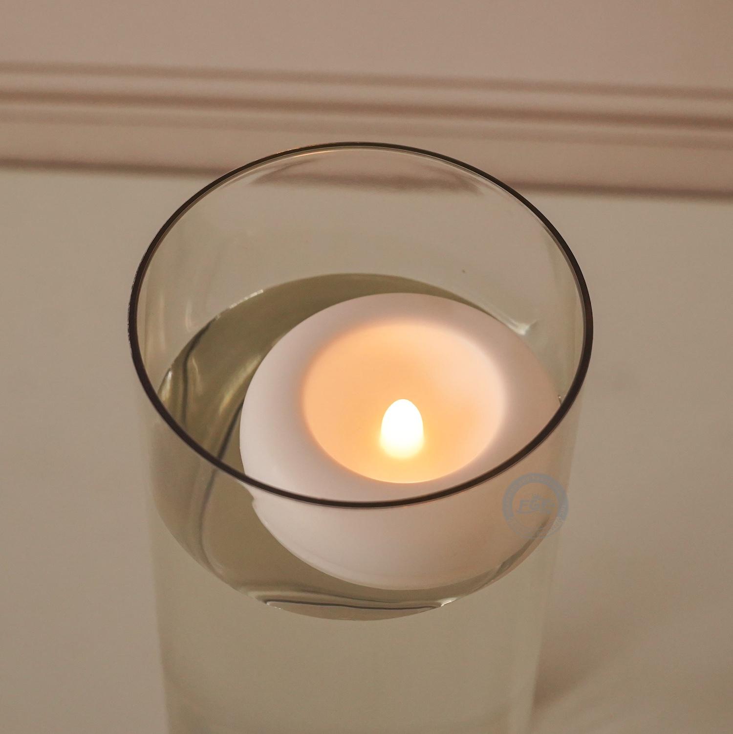 60 Floating Flameless Candles | Water-activated LED Lights | Wedding ...