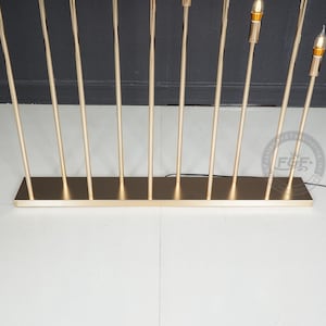 Set of 2 | 10-head Golden Reed Led Lights,led Stand,wedding Stand - Etsy