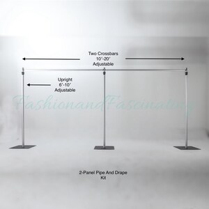 Adjustable Pipe and Drape Kit,heavy Duty Backdrop Stand,pipe Stand ...
