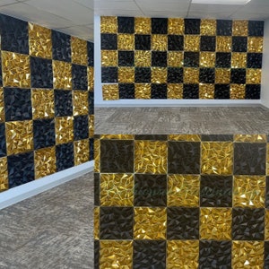 8ft*8ft 25pcs PVC 3D Diamond Wall Panel - Etsy