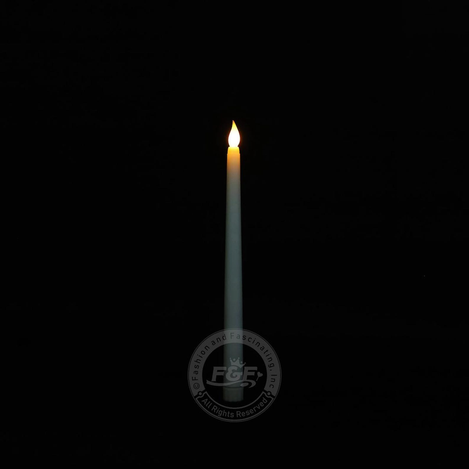 Set of 50 | 10″ Tall White Flickering Flameless Battery Operated LED ...