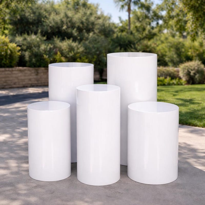 Metal Cylinder Pillars - Etsy UK