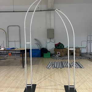 6ft*7ft Horns Wedding Arch +artificial Rose Flower Row【white】 - Etsy