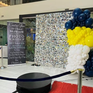 8ft*8ft 25pcs PVC 3D Diamond Wall Panel - Etsy