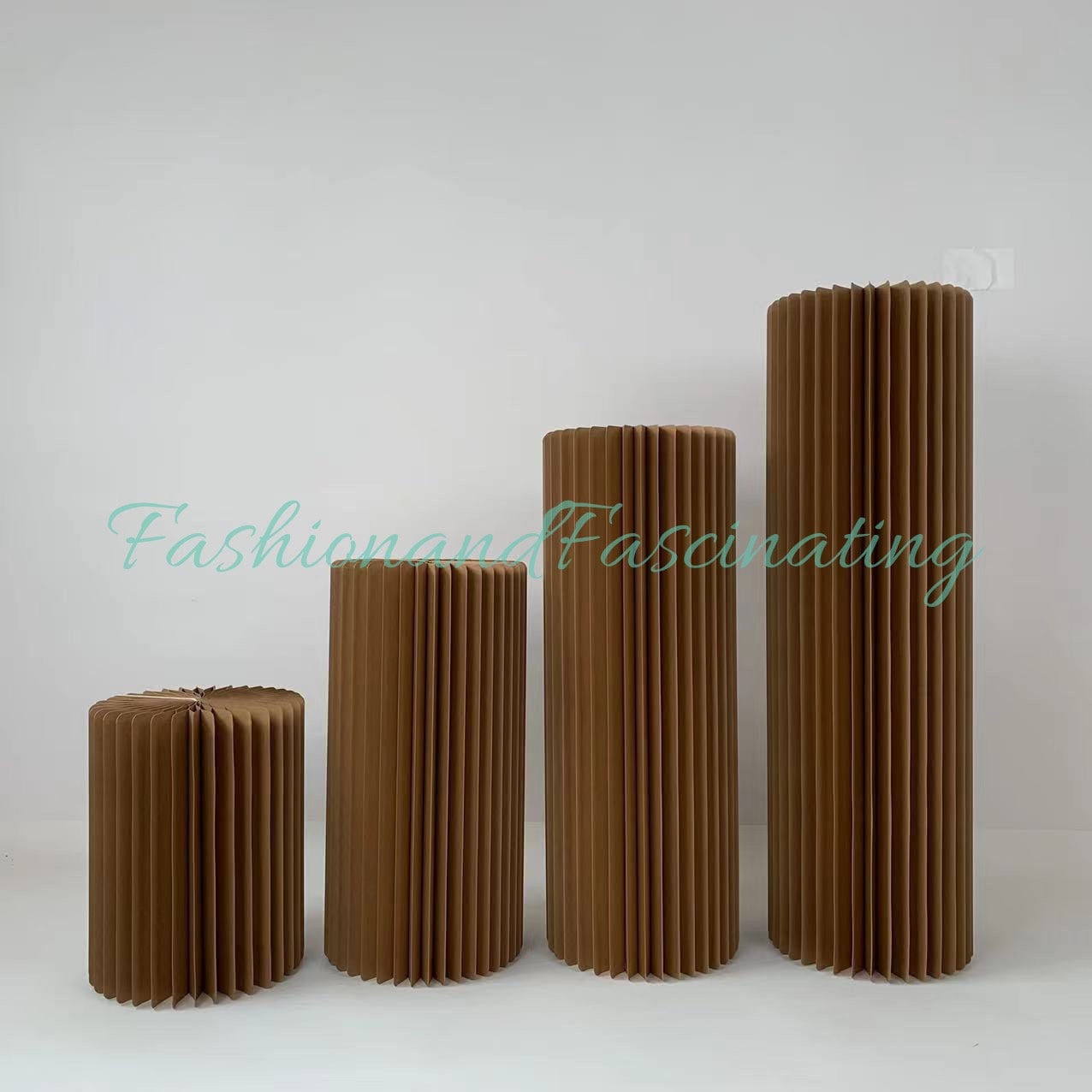 Paper Cylinder Pedestal Set, Wedding Column Decor - Etsy