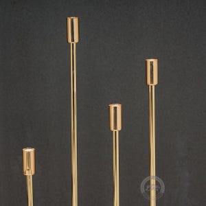 Set of 2 | 10-head Golden Reed Led Lights,led Stand,wedding Stand - Etsy