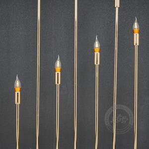 Set of 2 | 10-head Golden Reed Led Lights,led Stand,wedding Stand - Etsy