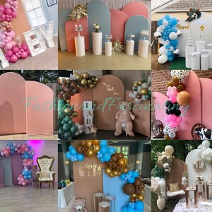 Big Sale!! 3 Pcs Chiara Arched Backdrop Stands Wedding Arch, Wedding ...