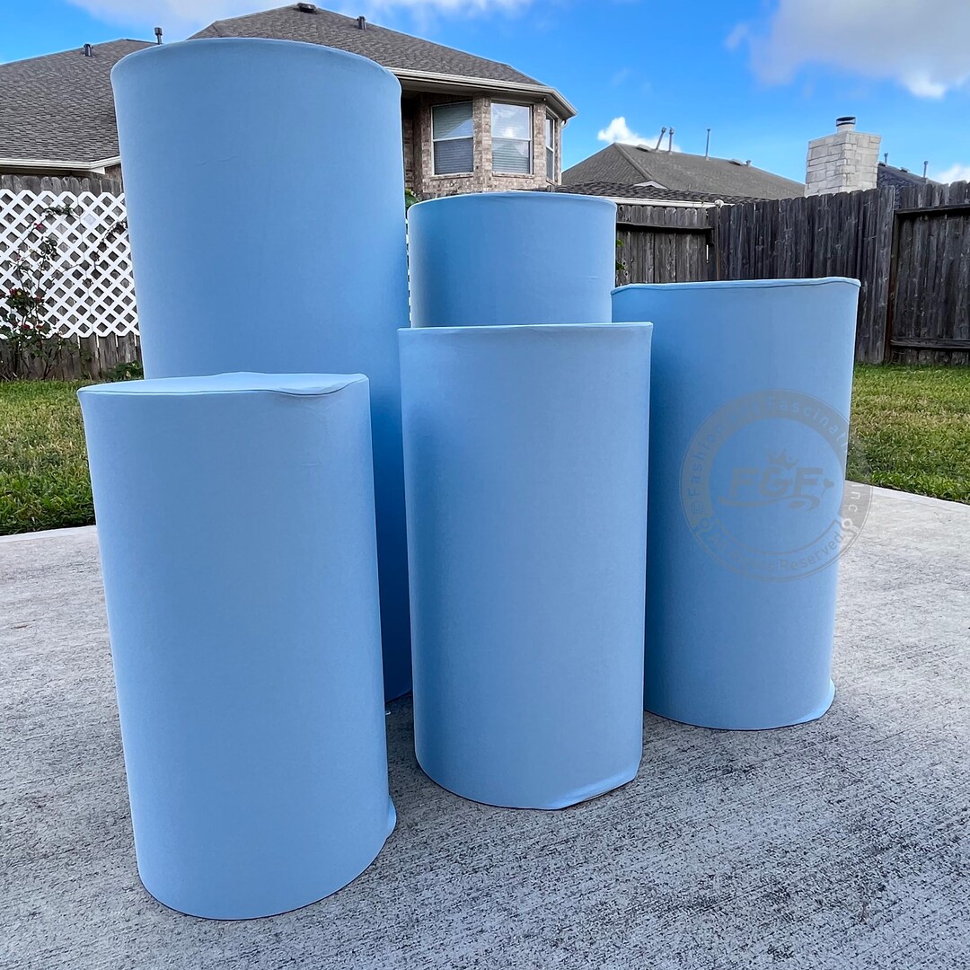 SET OF 5 | 5 Pcs Milk Silk Cylinder Covers,colum Covers - Etsy