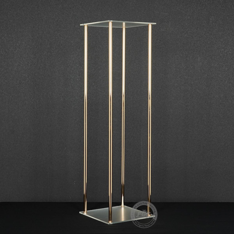 Gold Flower Stand - Etsy