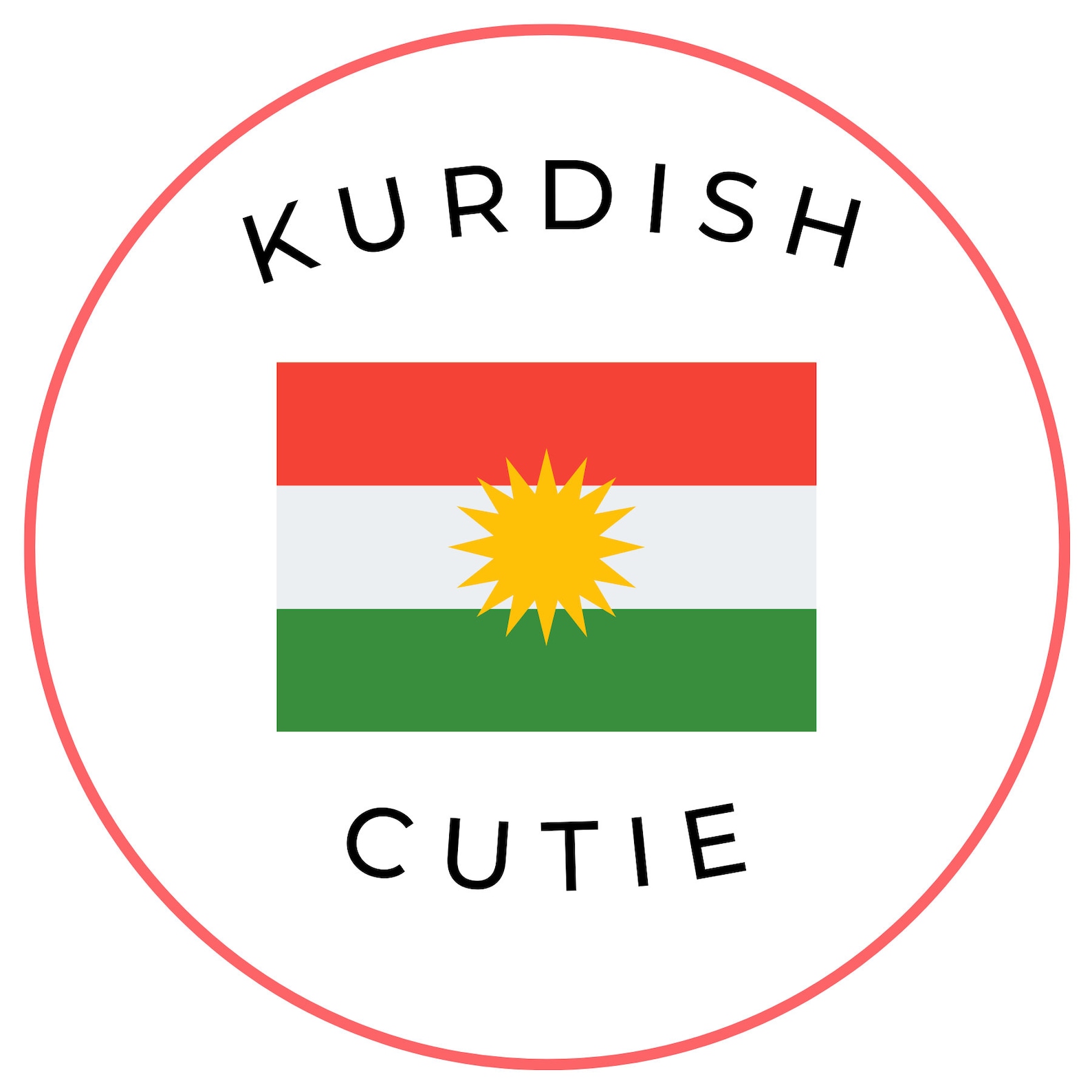 Kurdish Cutie Sticker 5 Pack of Designs - Digital Download Kurdish ...